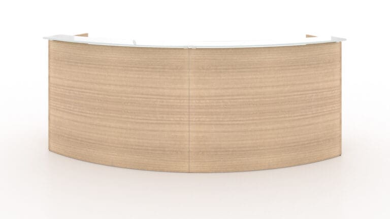 Curved Reception Desk - Modern & Stylish