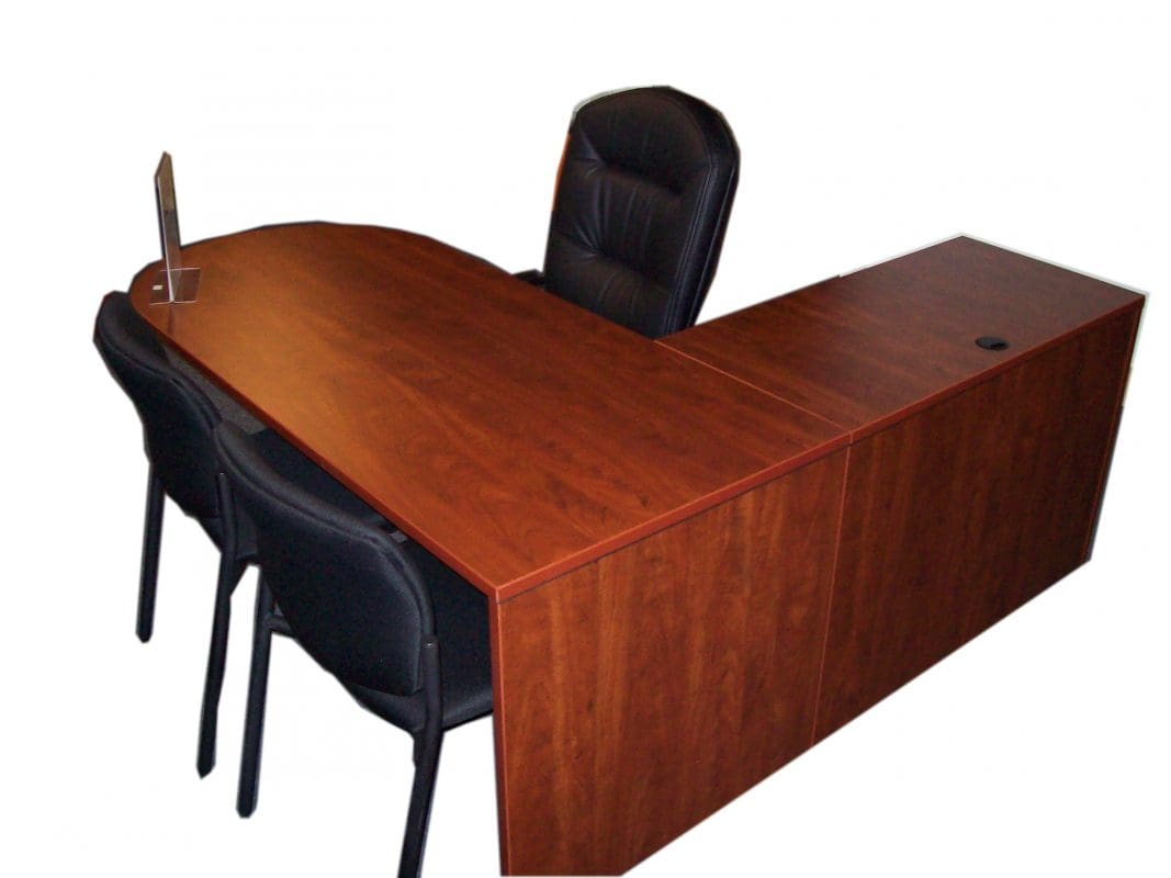 L Shape Bullet Desk - (Reversible) 66 x 72 | Smart Buy Office Furniture