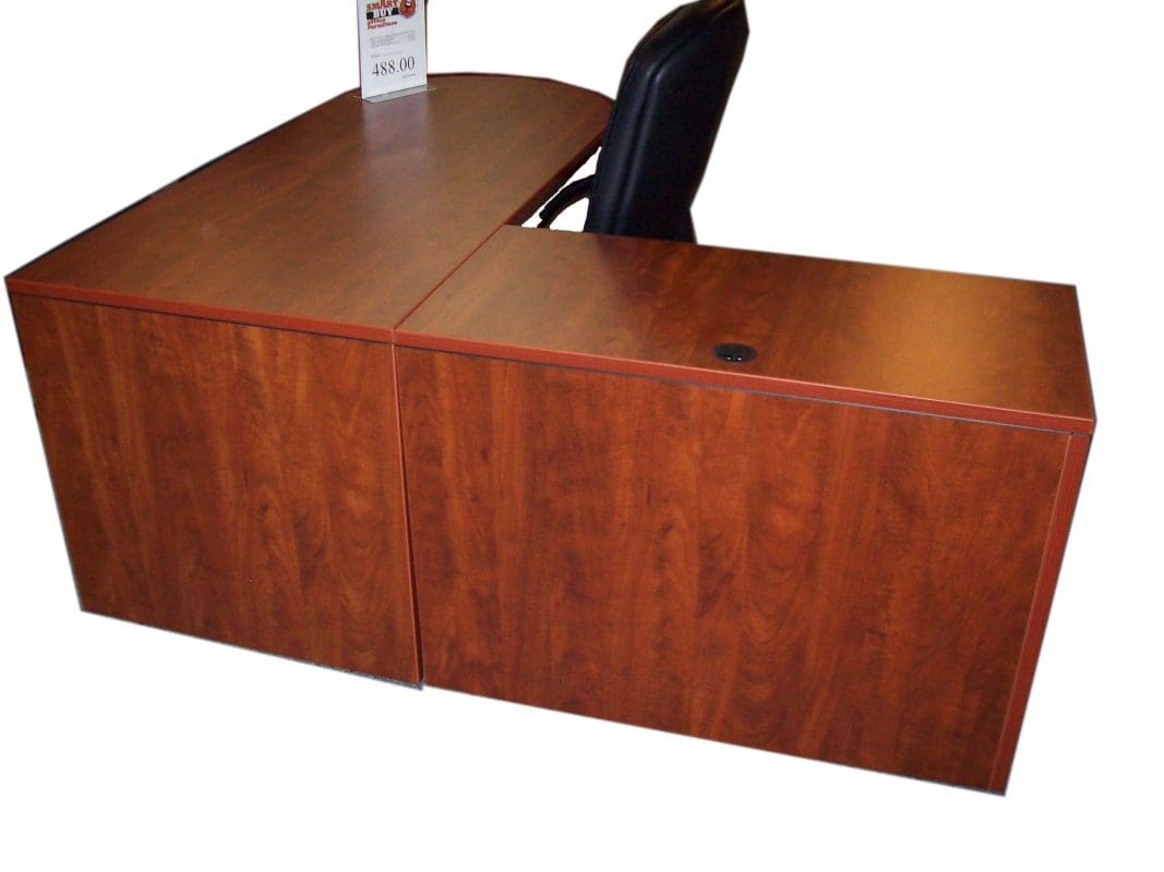 L Shape Bullet Desk - (Reversible) 66 x 72 | Smart Buy Office Furniture