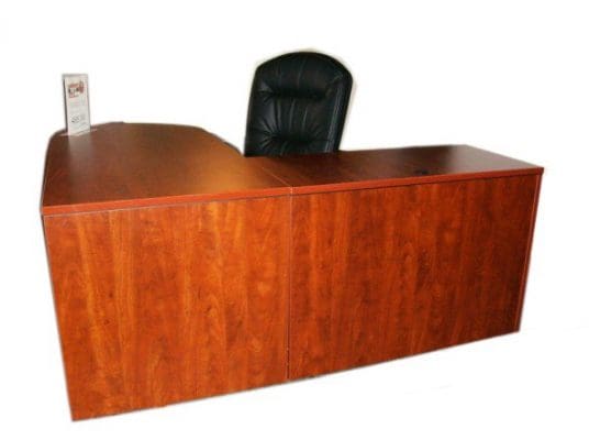L Shape Bullet Desk - (Reversible) 66 x 72 | Smart Buy Office Furniture