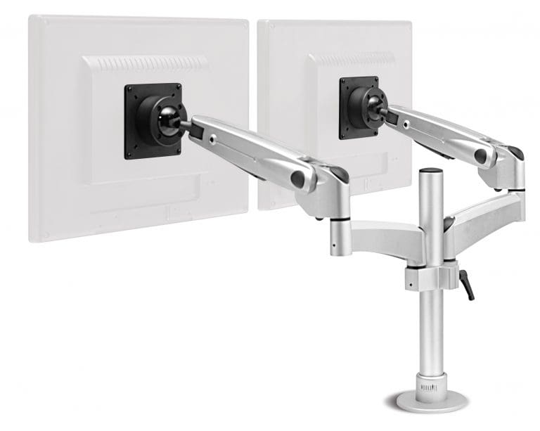 Monitor Arm - Dual PREMIUM Swing Arm | Smart Buy Office Furniture