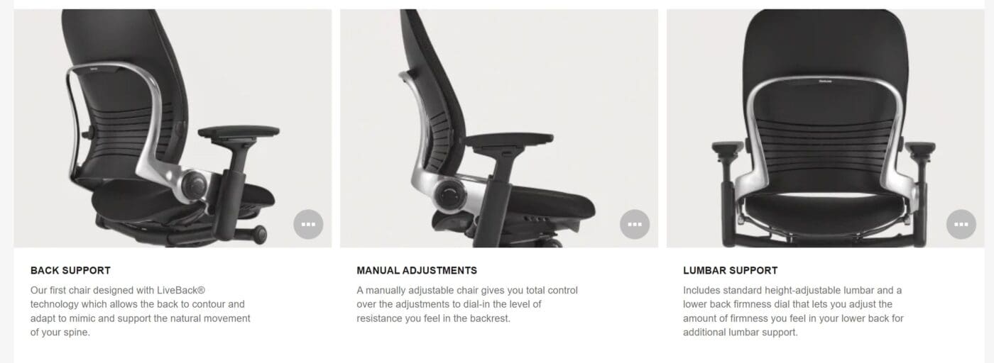 Used Steelcase Leap V2 Office Chair