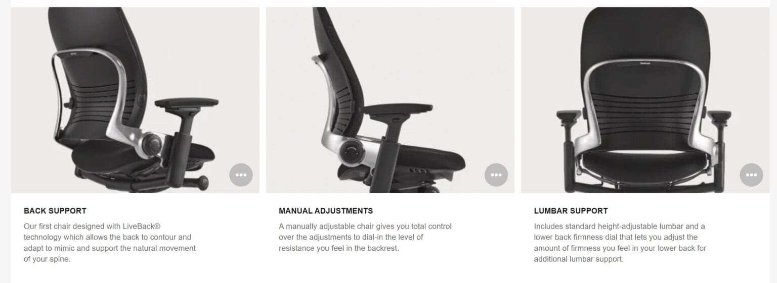 Used Steelcase Leap V2 Office Chair