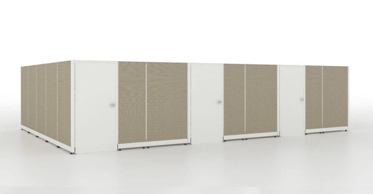 Friant Novo Office Cubicles With Doors 20x10 7 High - Smart Buy Office Furniture: Office ...