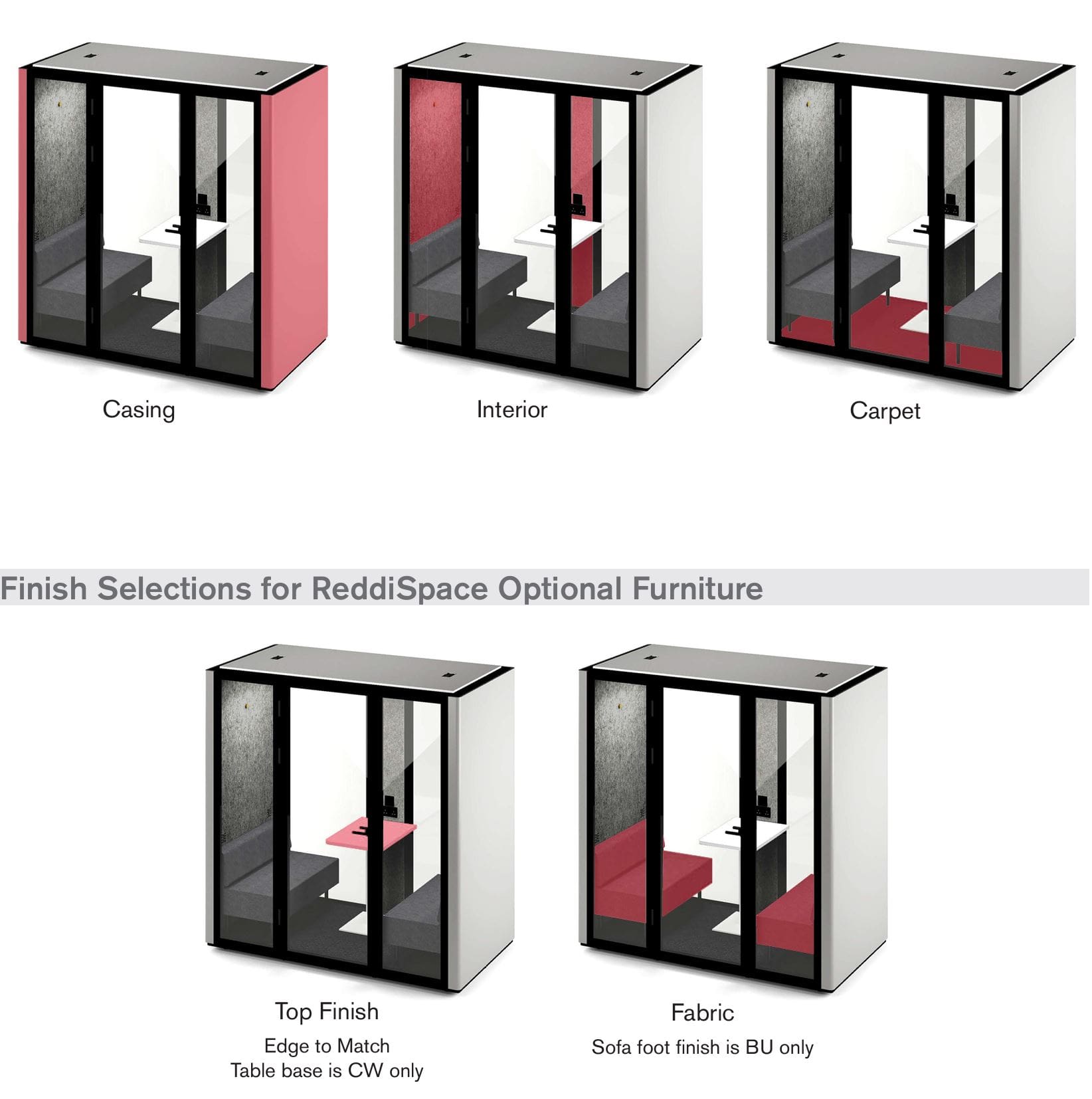 Office Phone Booth - Friant Reddispace 1-4 Person